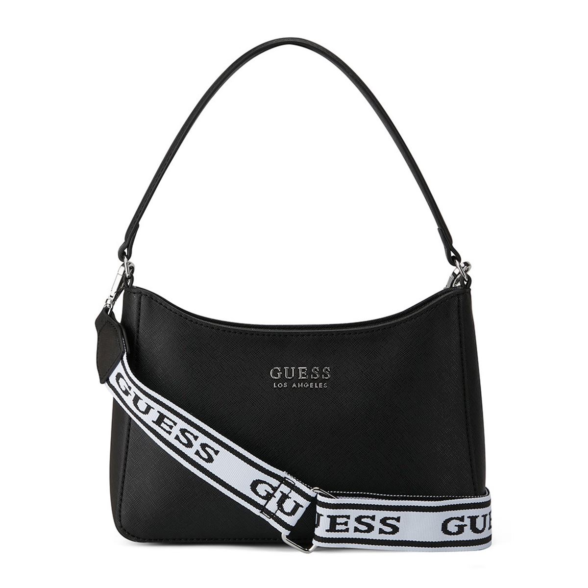 Bolsa Guess Factory Estilo Crossbody En Color Negro Modelo Sf885921-Bla