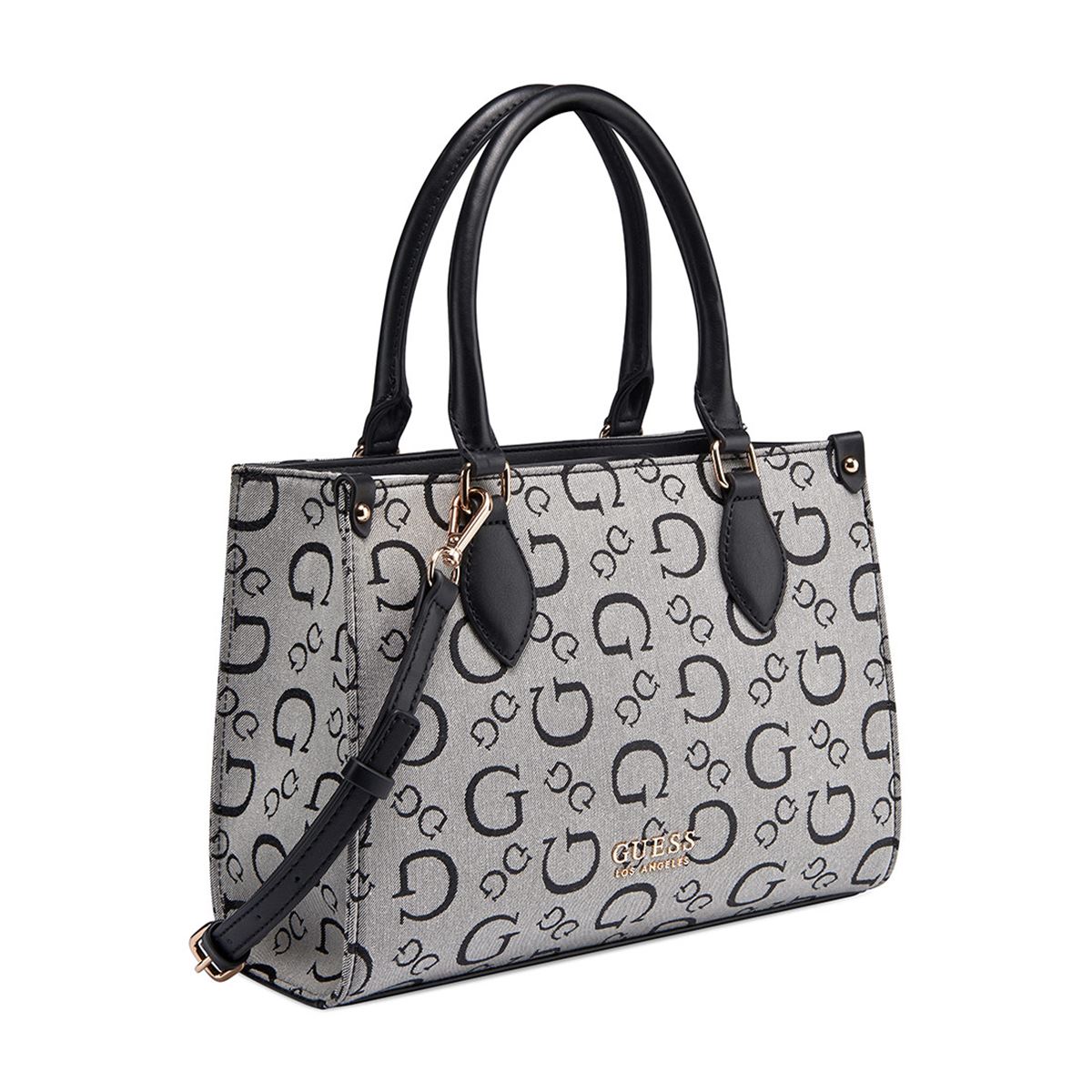Bolsa Guess Factory Carryall en color Negro