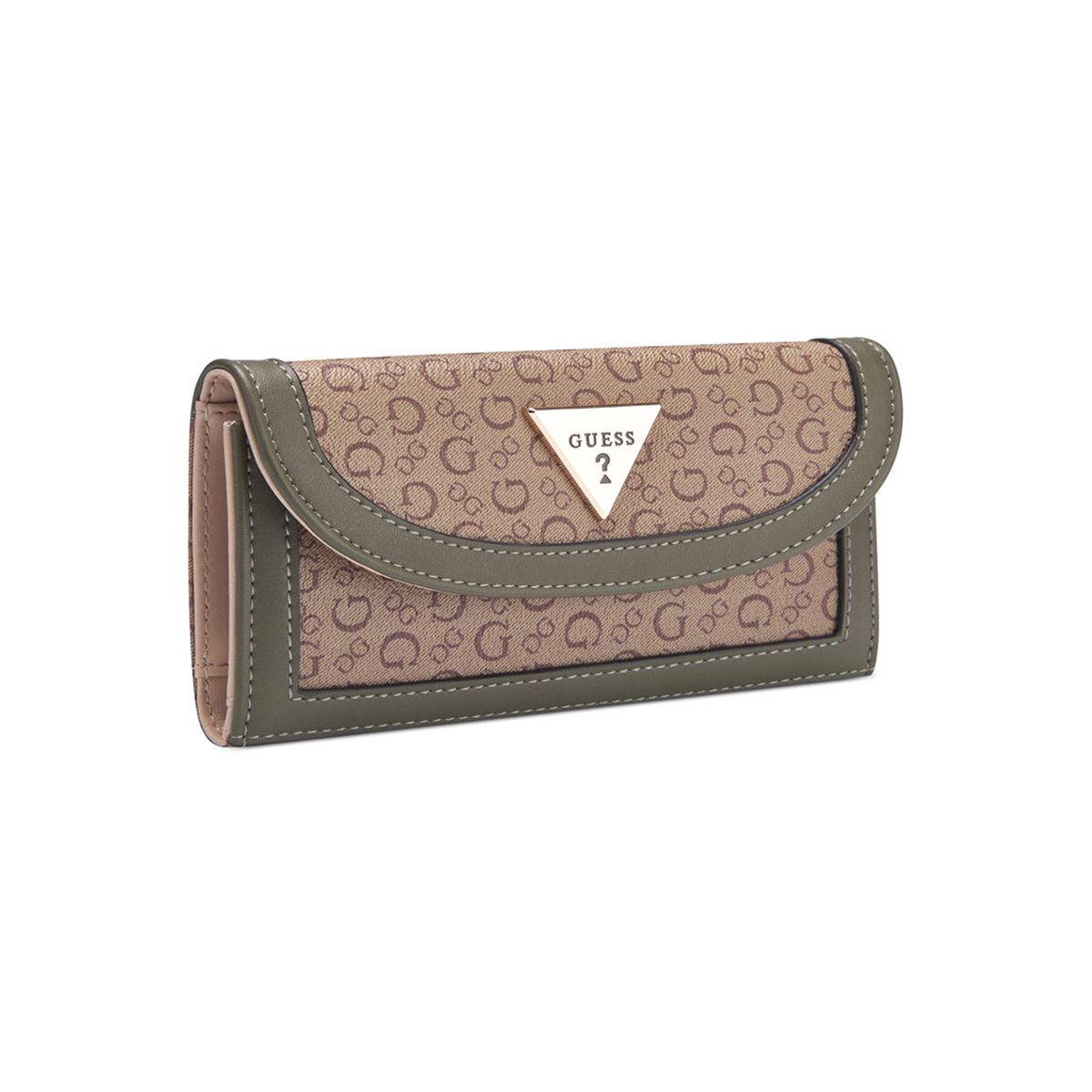 Cartera Slg Cluth en color Café Multi Guess Factory