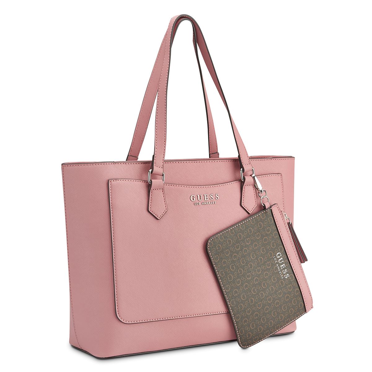Bolso Tote Rosa Guess Factory para Mujer