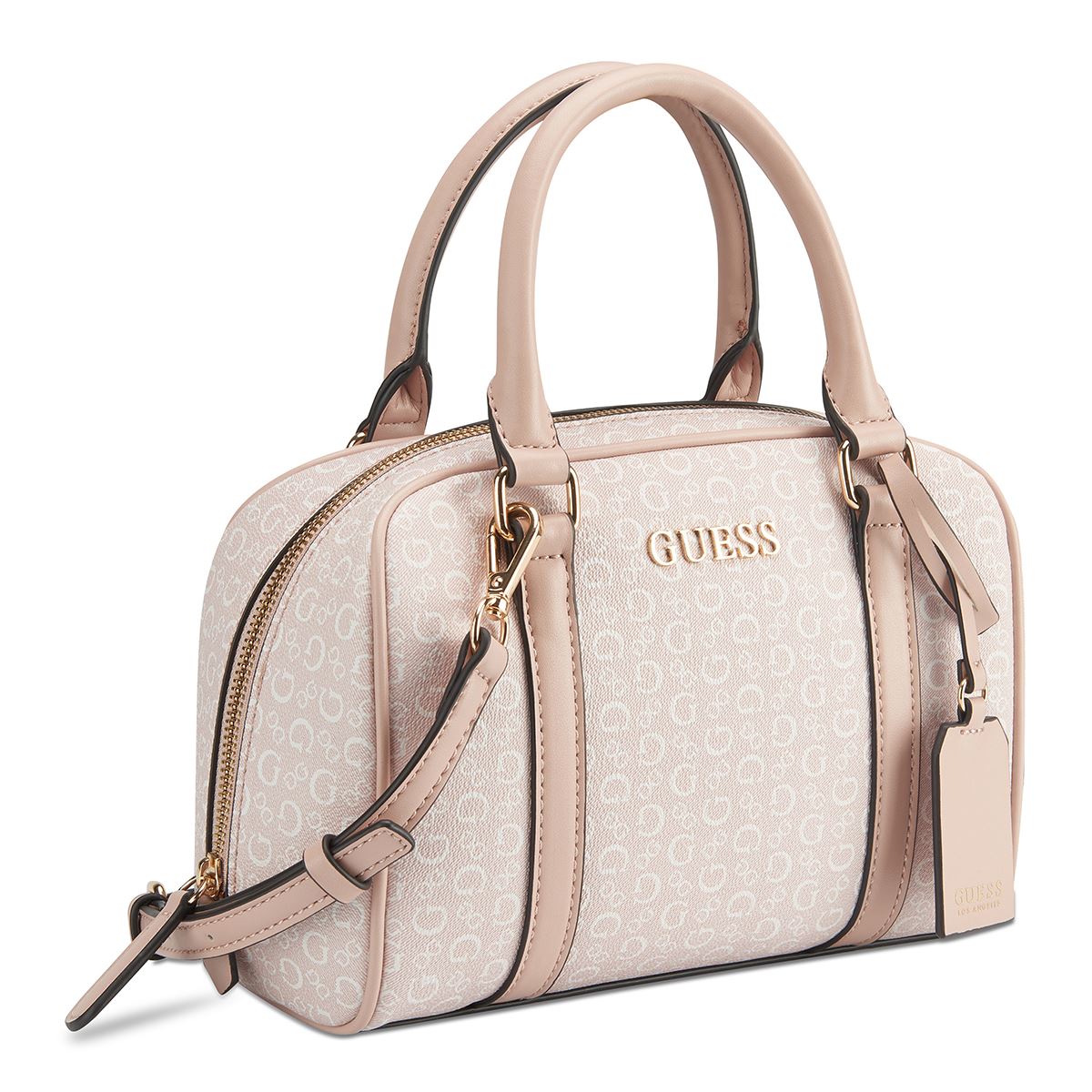 Bolso Satchel Rosa Guess Factory para Mujer