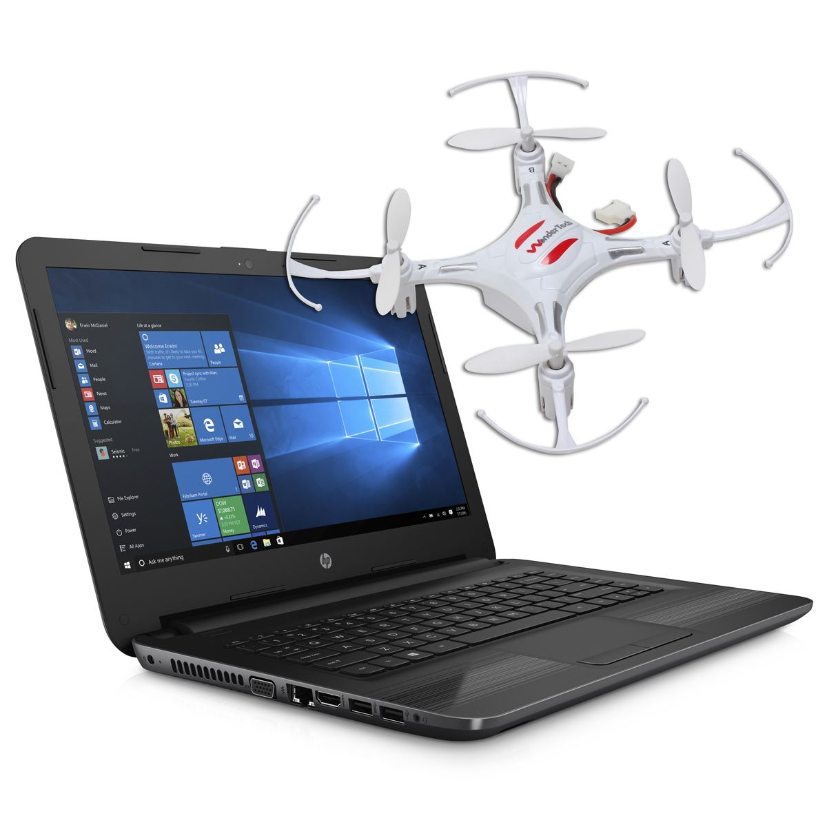 Bundle Notebook HP 14" AN010 + Drone