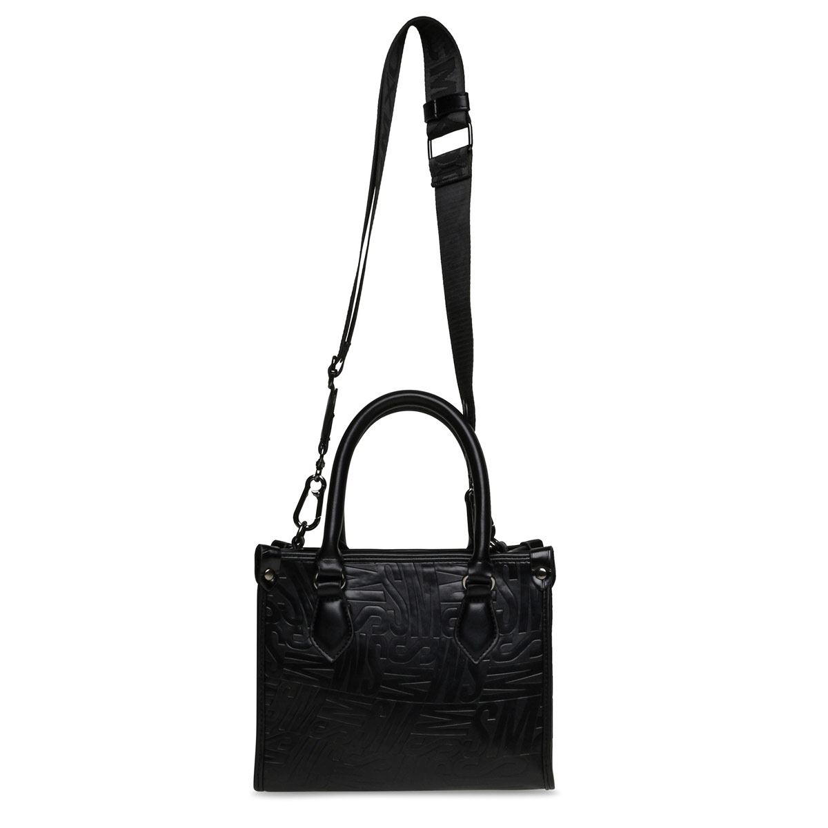 Bolsa Steve Madden tote color negro brolin blkfa brolin