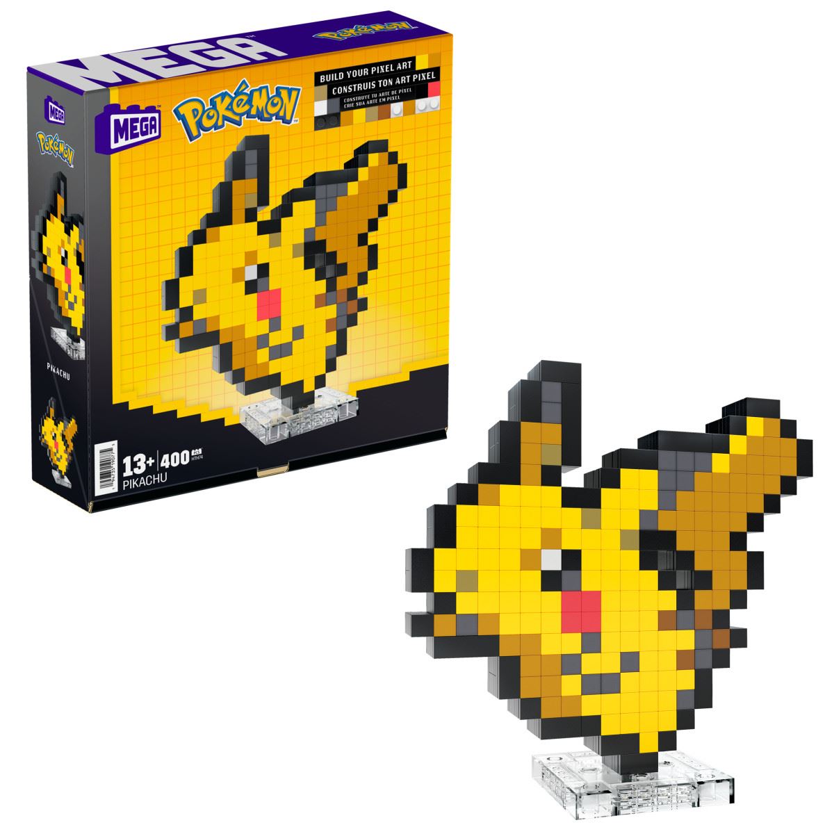 Pikachu Píxel Art Pokémon MEGA