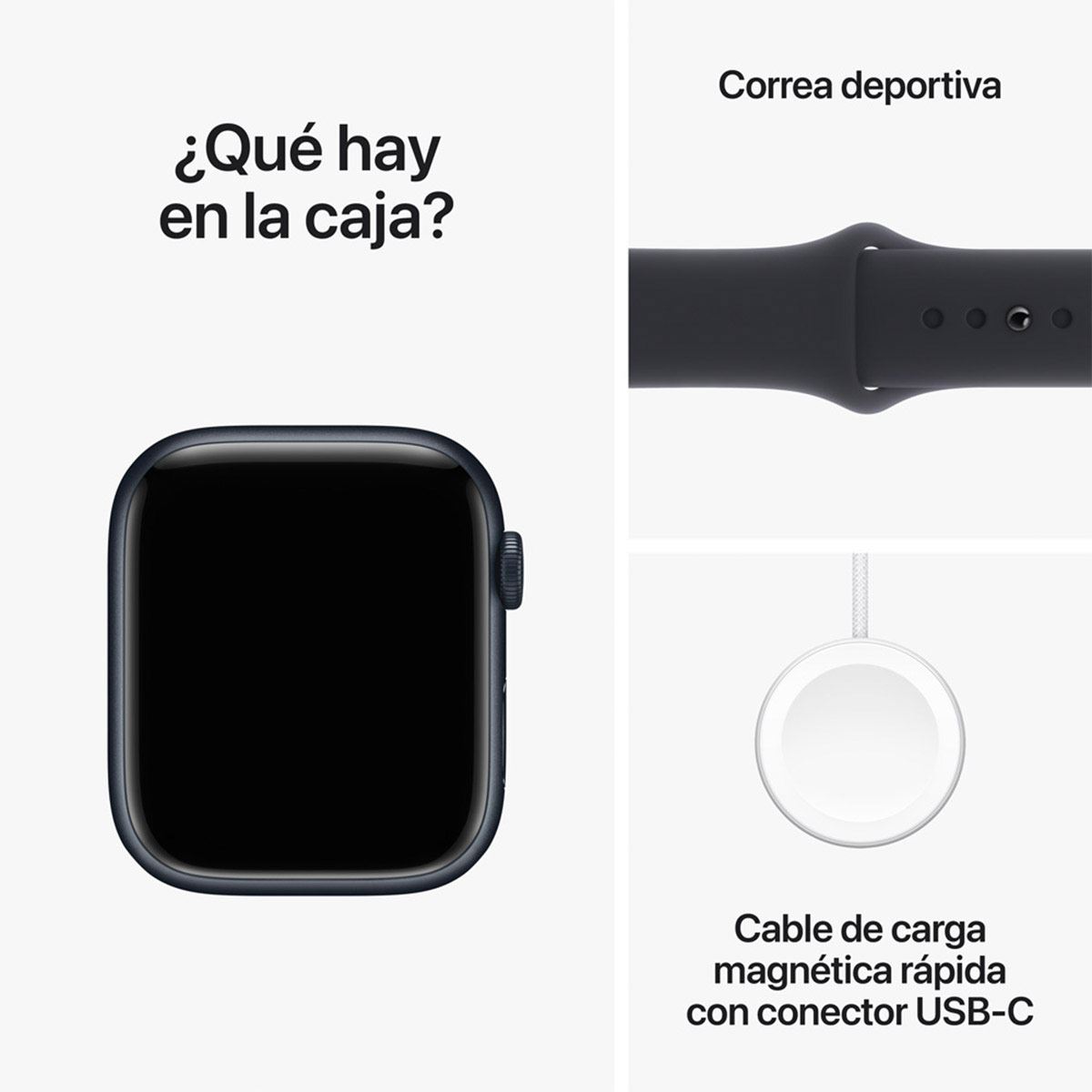 Apple Watch S9 45mm Medianoche