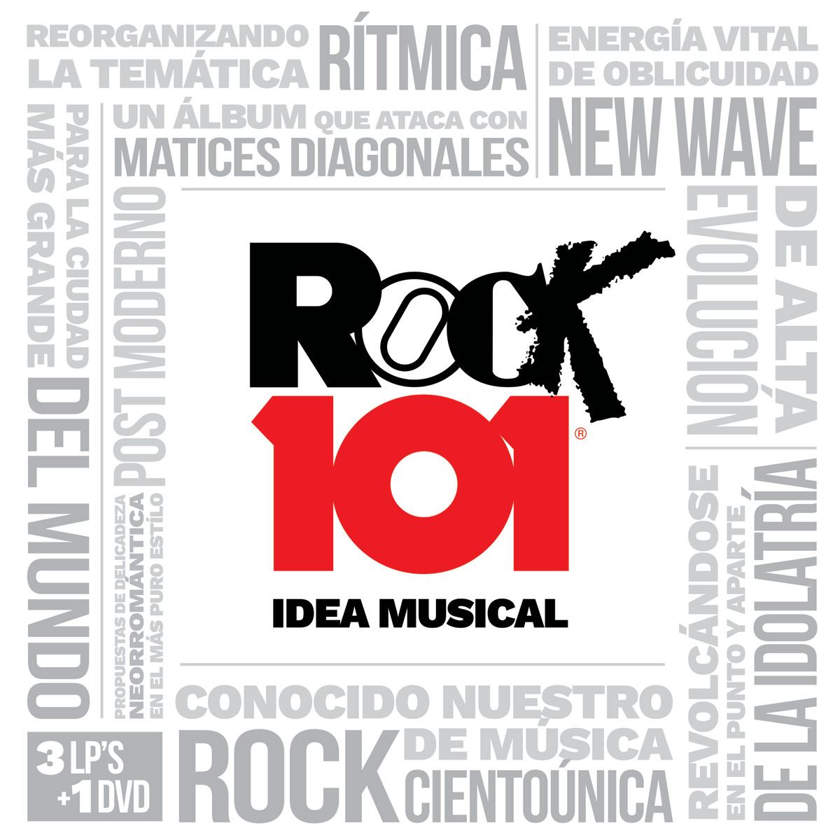 LP3+DVD Varios Rock - 101 Idea Musical