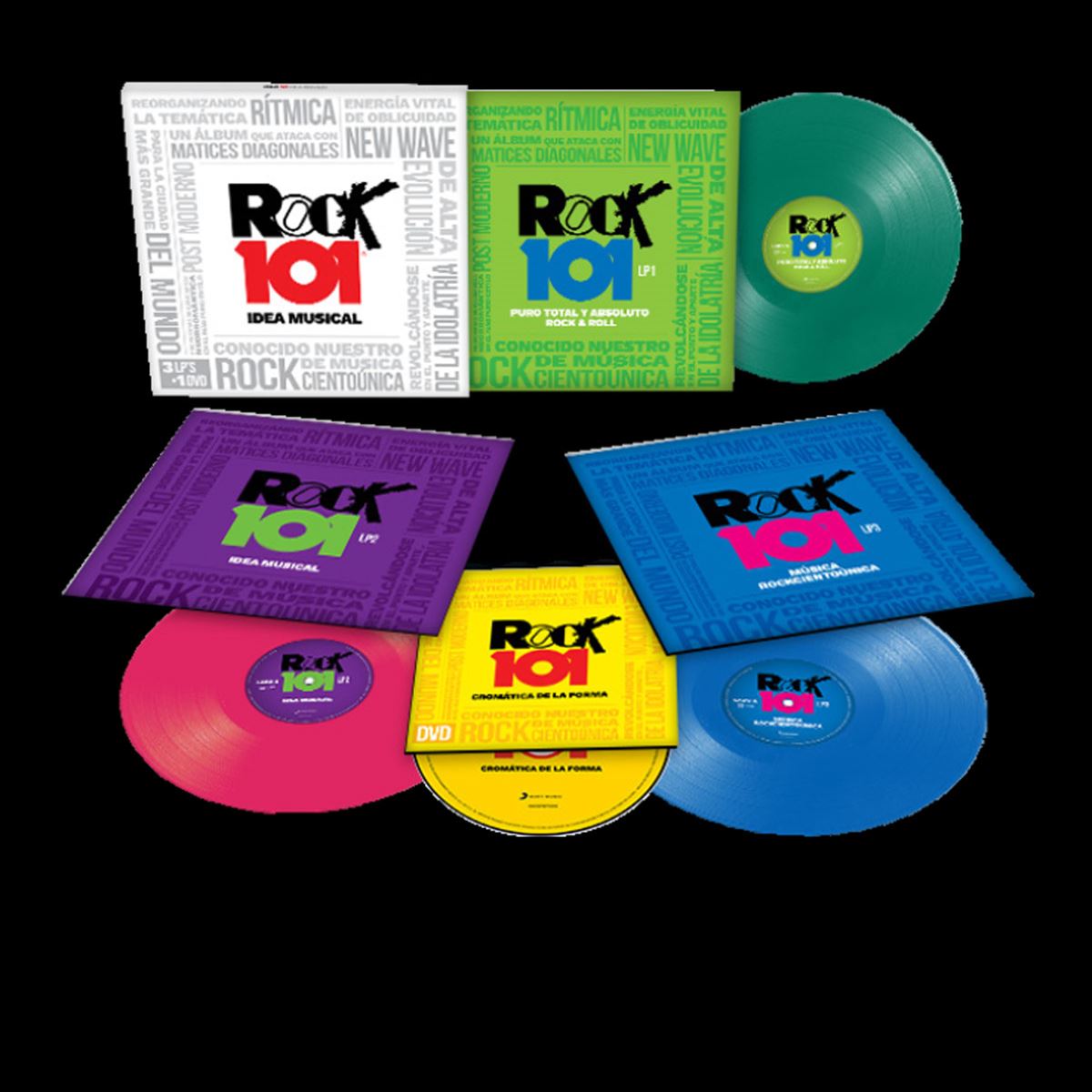 LP3+DVD Varios Rock - 101 Idea Musical