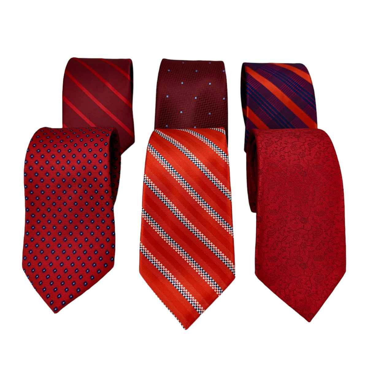 Corbata Jaqc 8 CARLO CORINTO Rojo Para Hombre