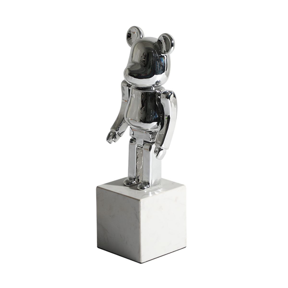 Figura Furnishing oso plateado