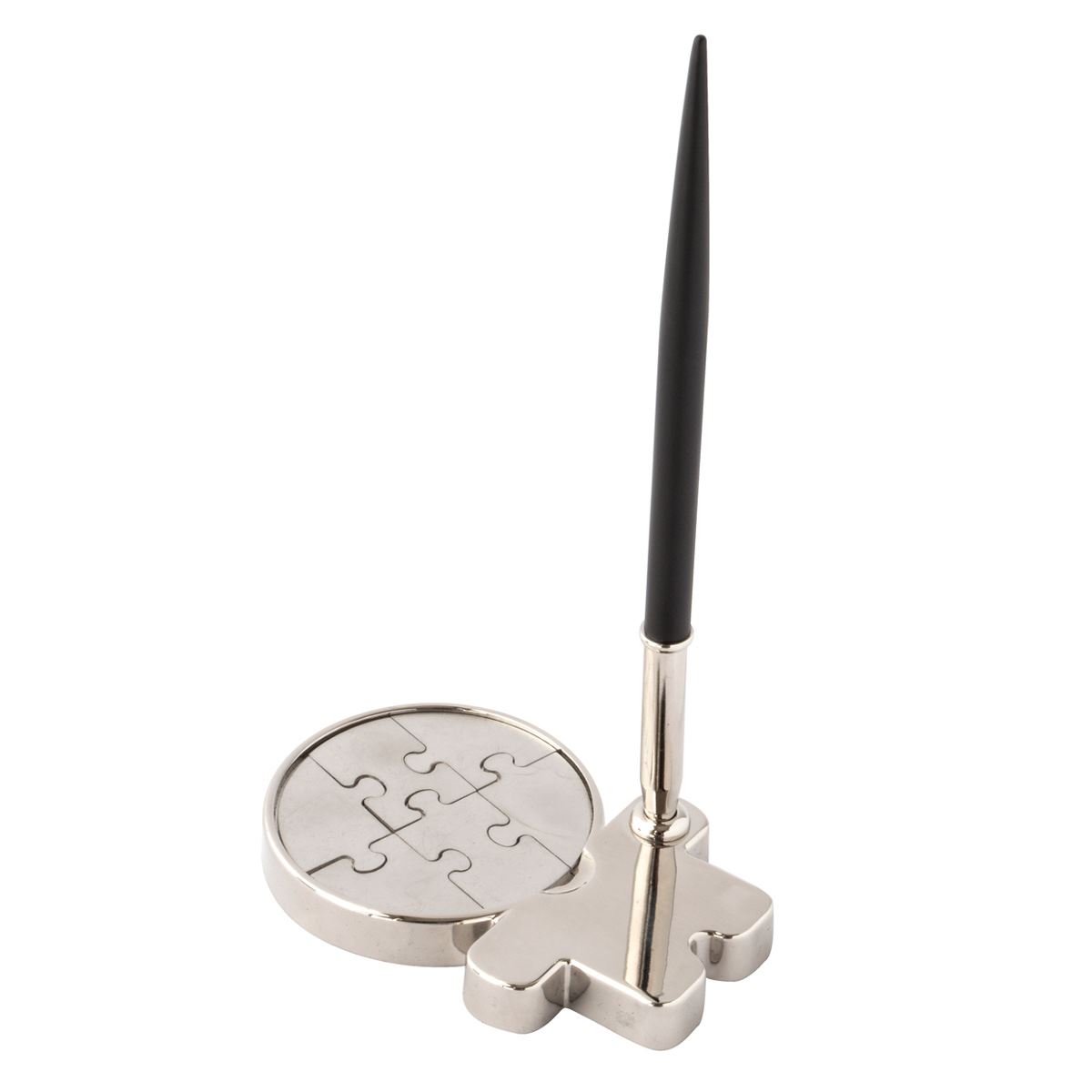 Pluma con base de hombre rompezabezas