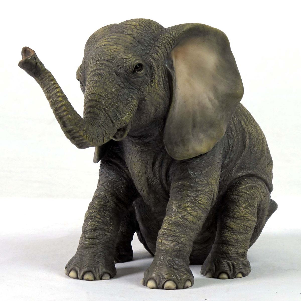 Bebé elefante sentado