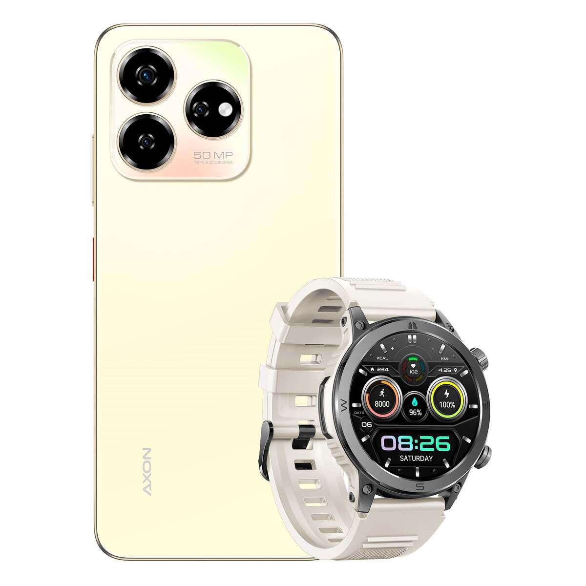 ZTE Axon 60 256GB Dorado Telcel R9 + Watch HM37