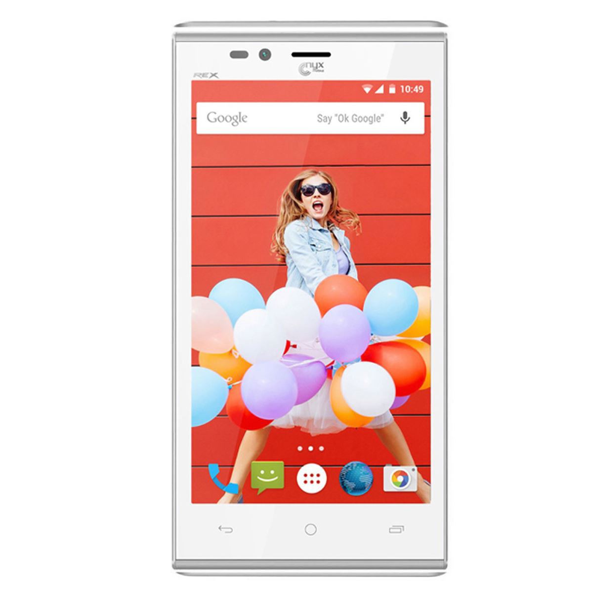 Celular NYX Mobile REX Gris R4 (Telcel)
