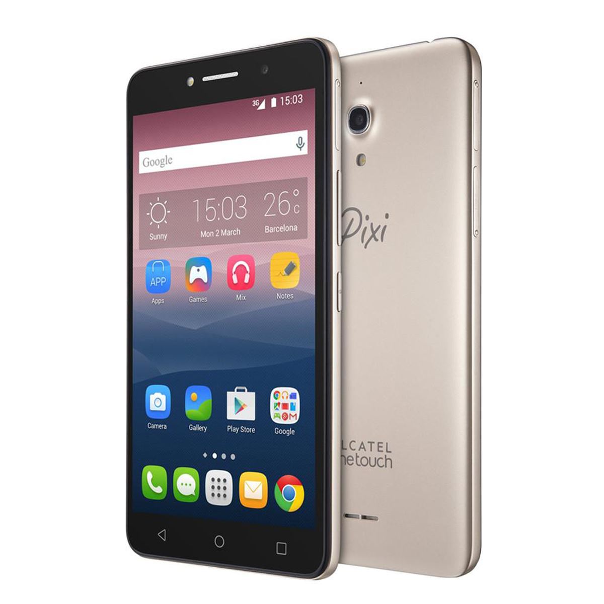 Celular Alcatel OT-8050GPIXI4 6 Color Dorado R9 (Telcel)