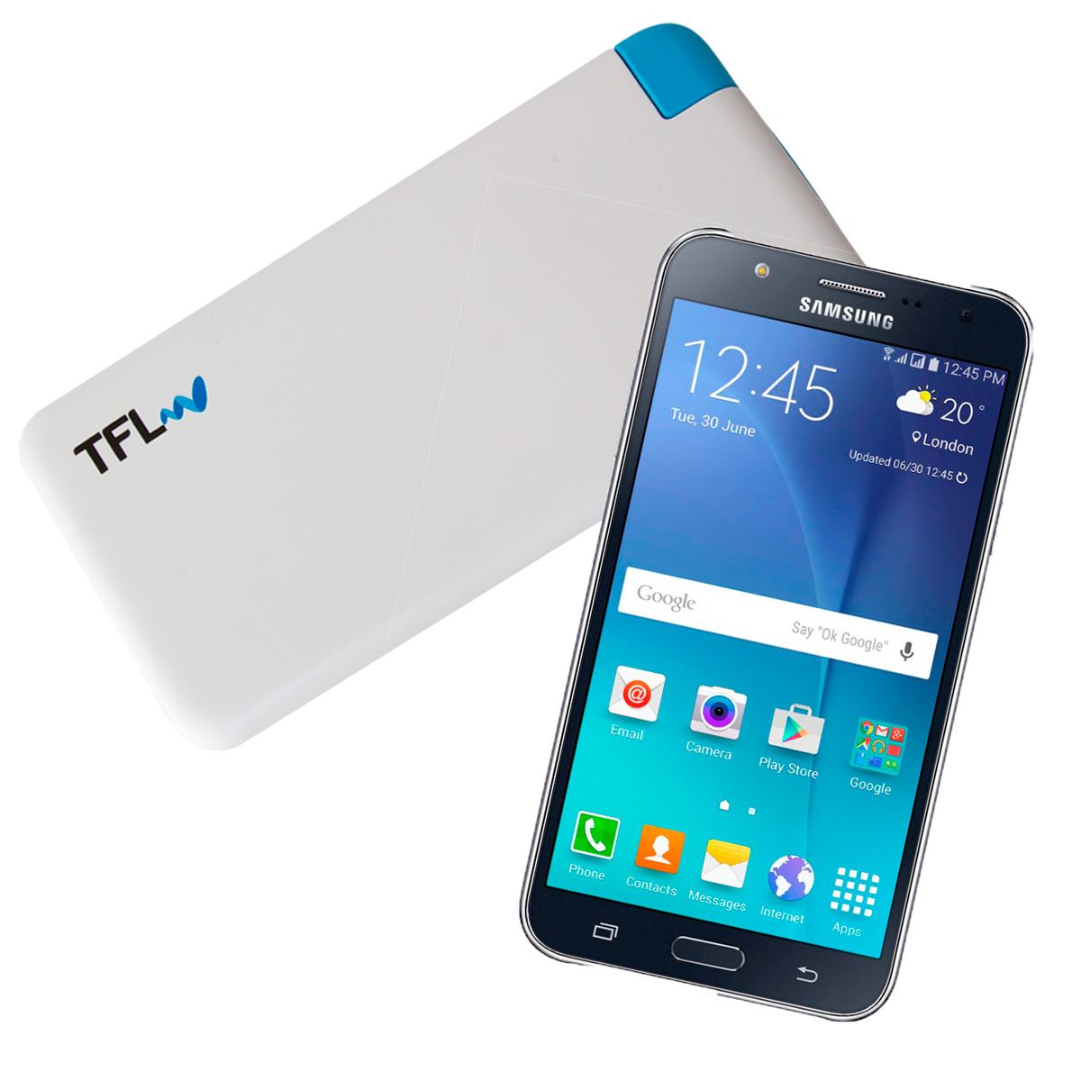 Celular Samsung SM-J700M Galaxy J7 Color Negro R9+ Bateria Portatil4MAH