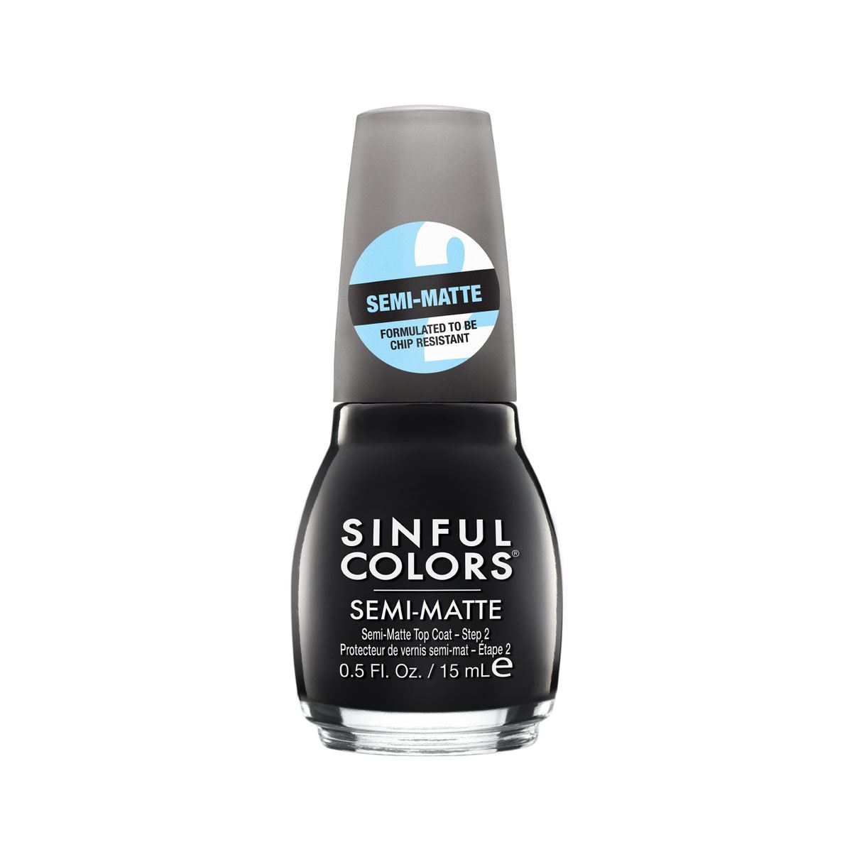 Esmalte Sinful Colors Sheer Matte Chip Resistant Matte Top Coat