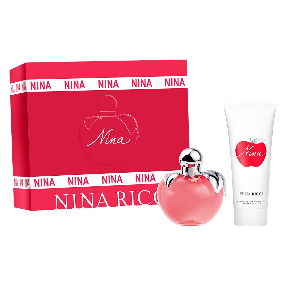 Nina Ricci Nina Set Para Dama Perfume EDT 80ML + Body Lotion 100ML