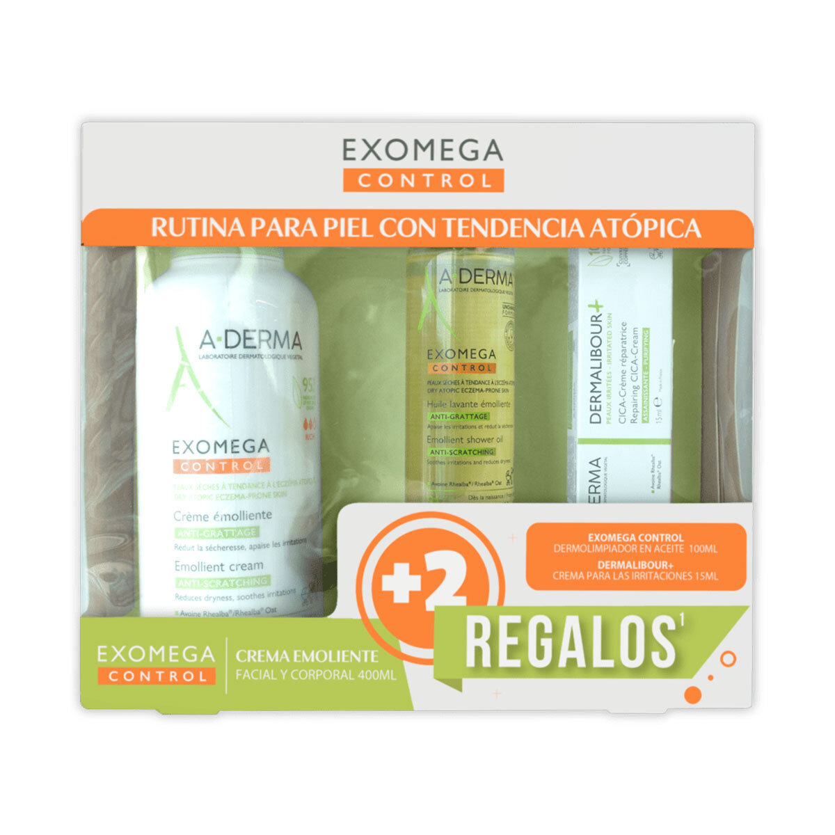 Kit Reparación: Exomega Control Crema 400ml+ Aceite Dermolimpiador ...