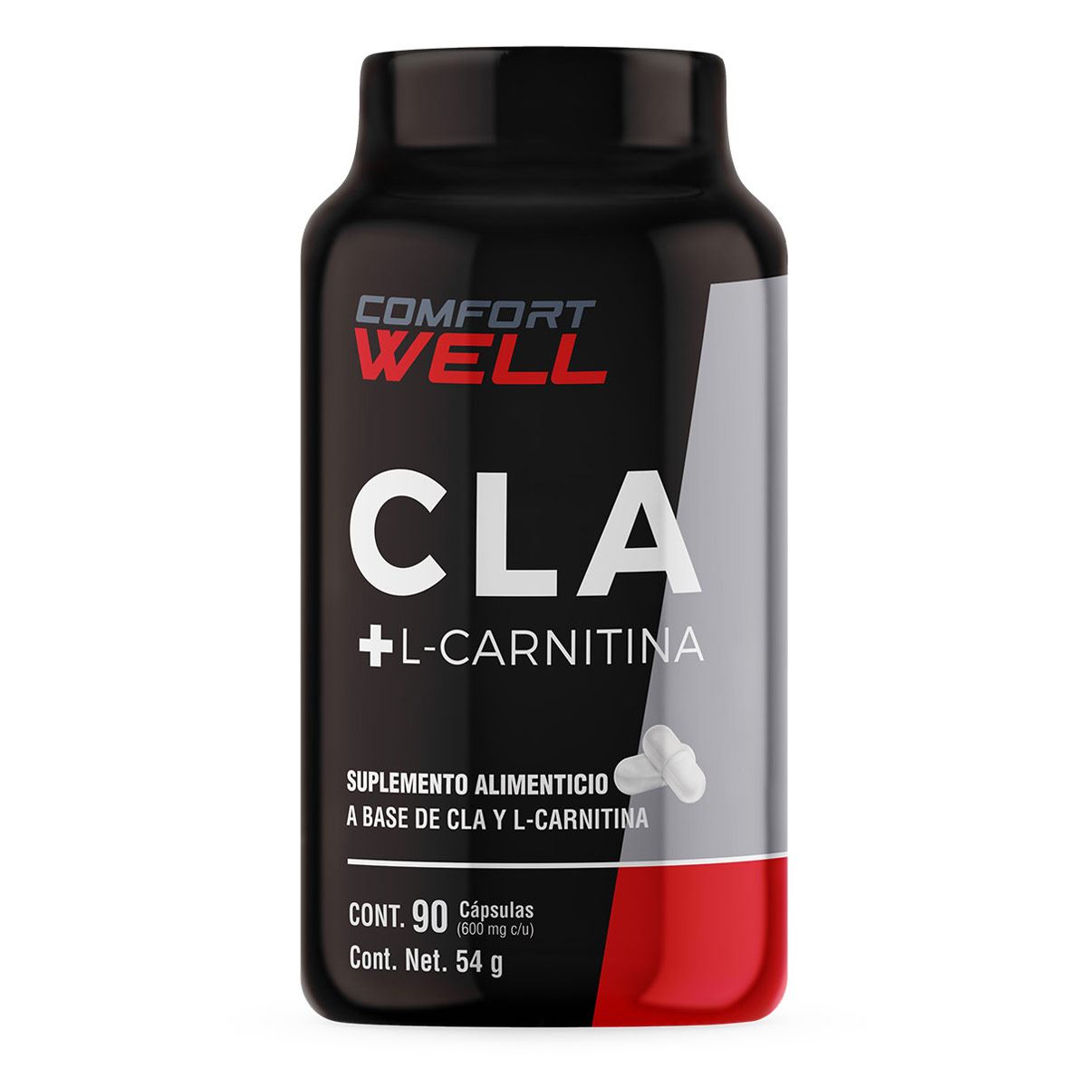 Suplemento alimenticio CLA + Carnitina 90 Cápsulas Comfort Well
