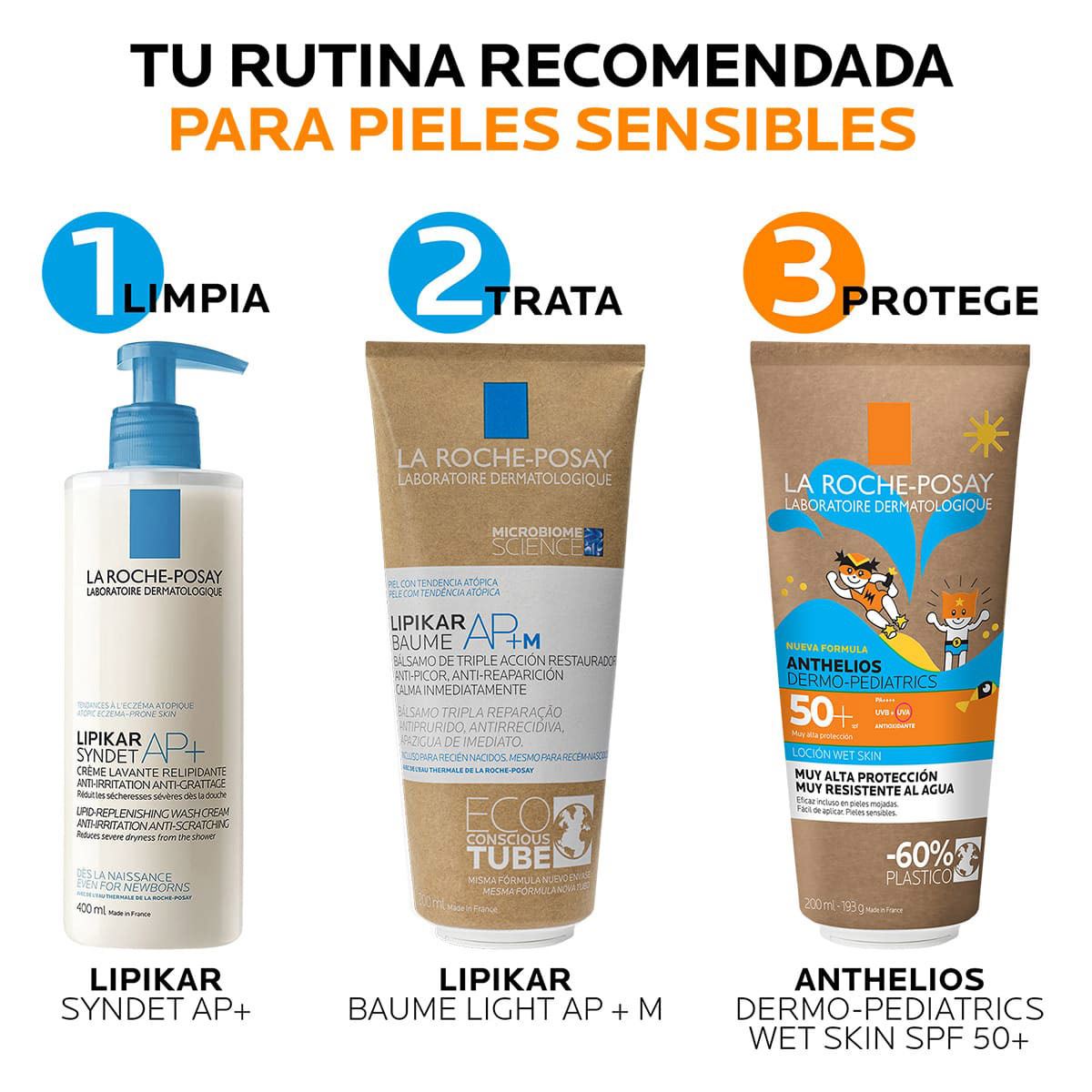 Anthelios Dermo-pediatrics Wet Skin FPS 50+ 200ml