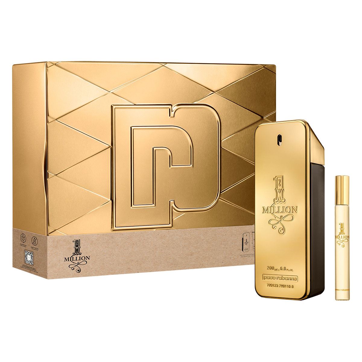 Paco Rabanne One Million Set Para Caballero Perfume EDT 200ML + Perfume ...