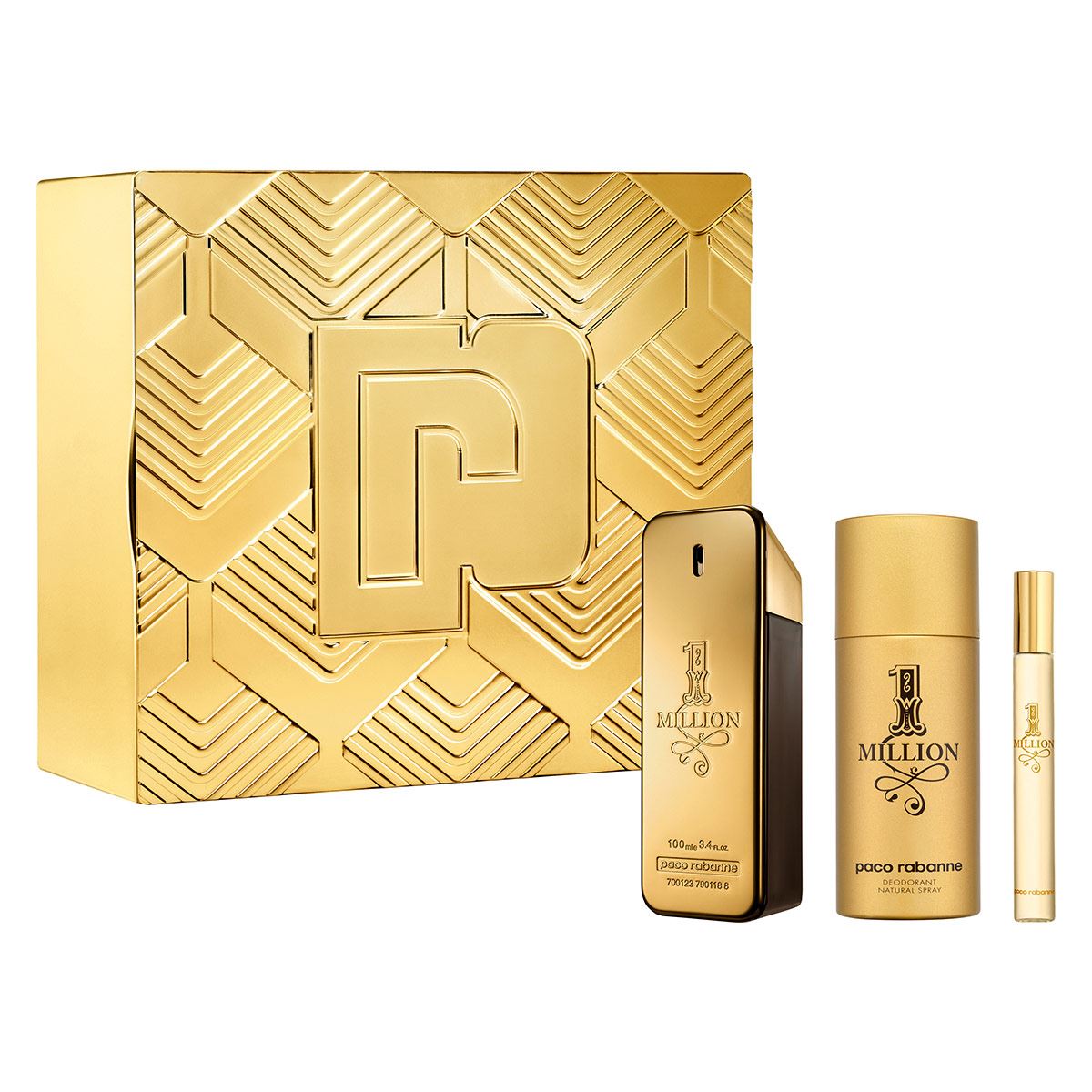 Paco Rabanne One Million Set Para Caballero Perfume EDT 100ML ...