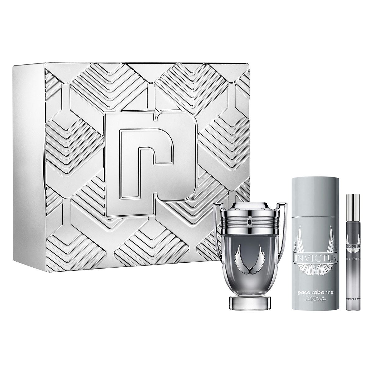 Paco Rabanne Invictus Platinum Set Para Caballero Perfume EDT 100ML ...