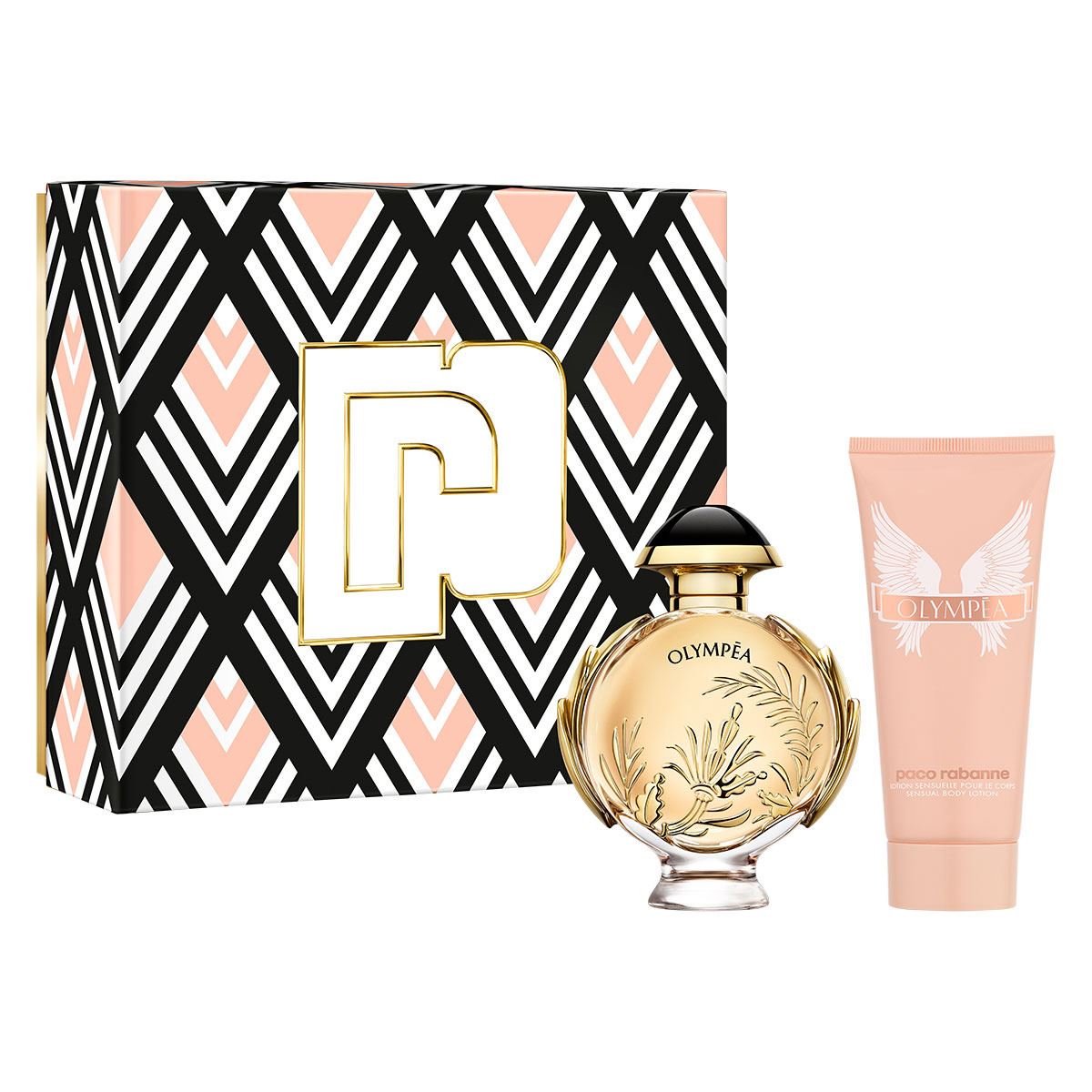 Paco Rabanne Olympea Solar Set Para Dama Perfume EDP 80ml + Body Lotion ...