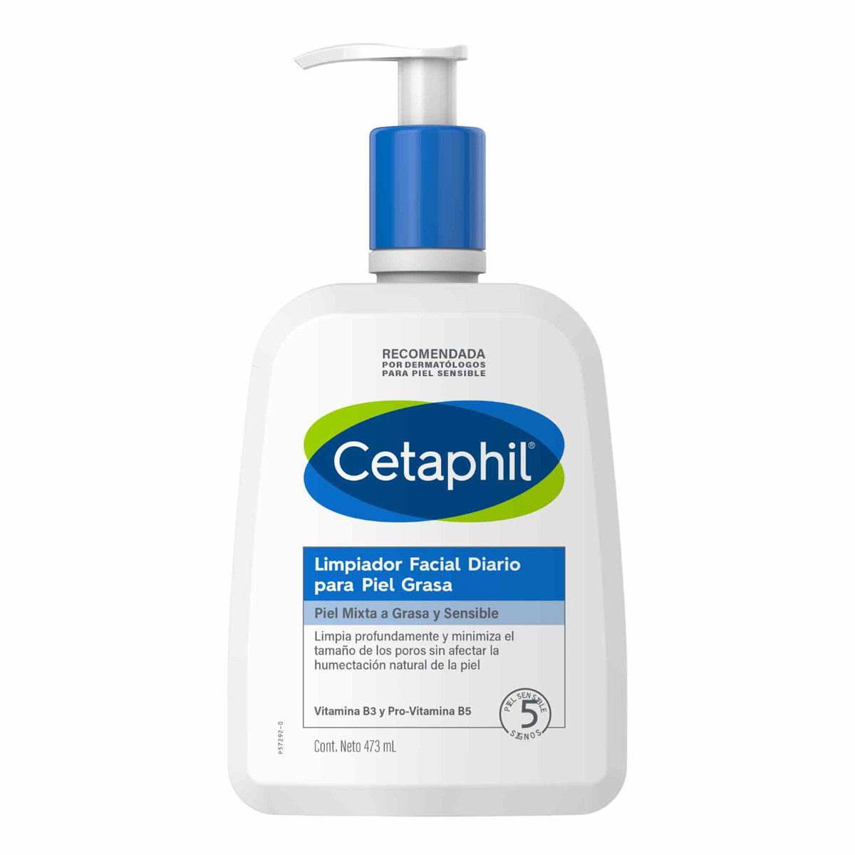 Cetaphil Limpiador Facial Diario para Piel Grasa 473ml