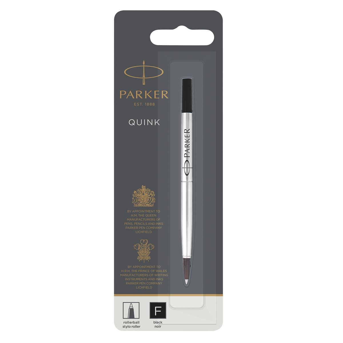 Parker Refill Roller Ball F Black BL1