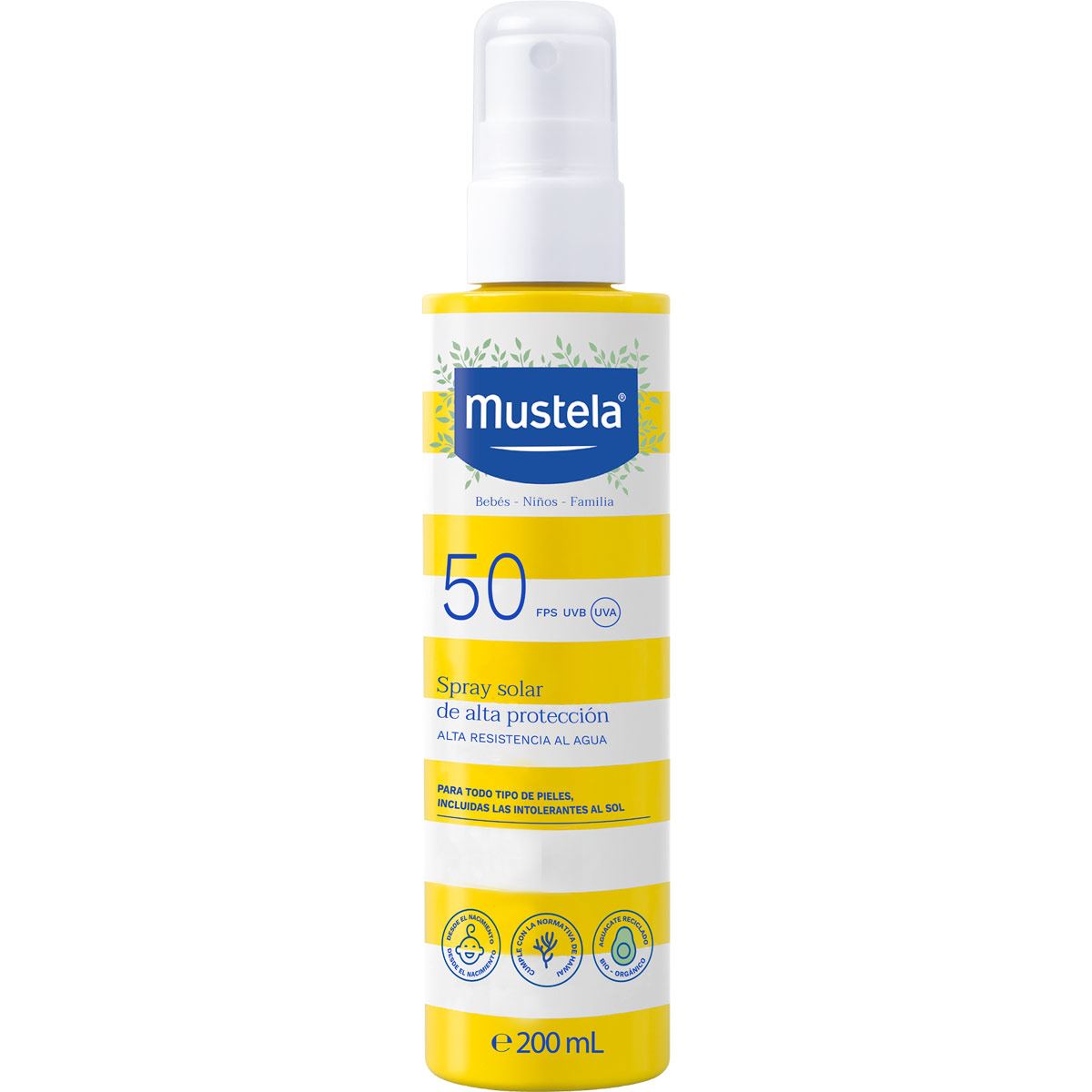 Mustela Spray Solar de Alta Protección SPF 50 200ml