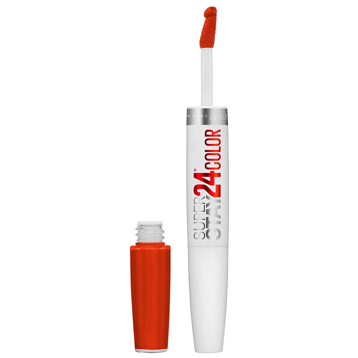 Labial Líquido Indeleble Superstay Maybelline 483No Stop Orang