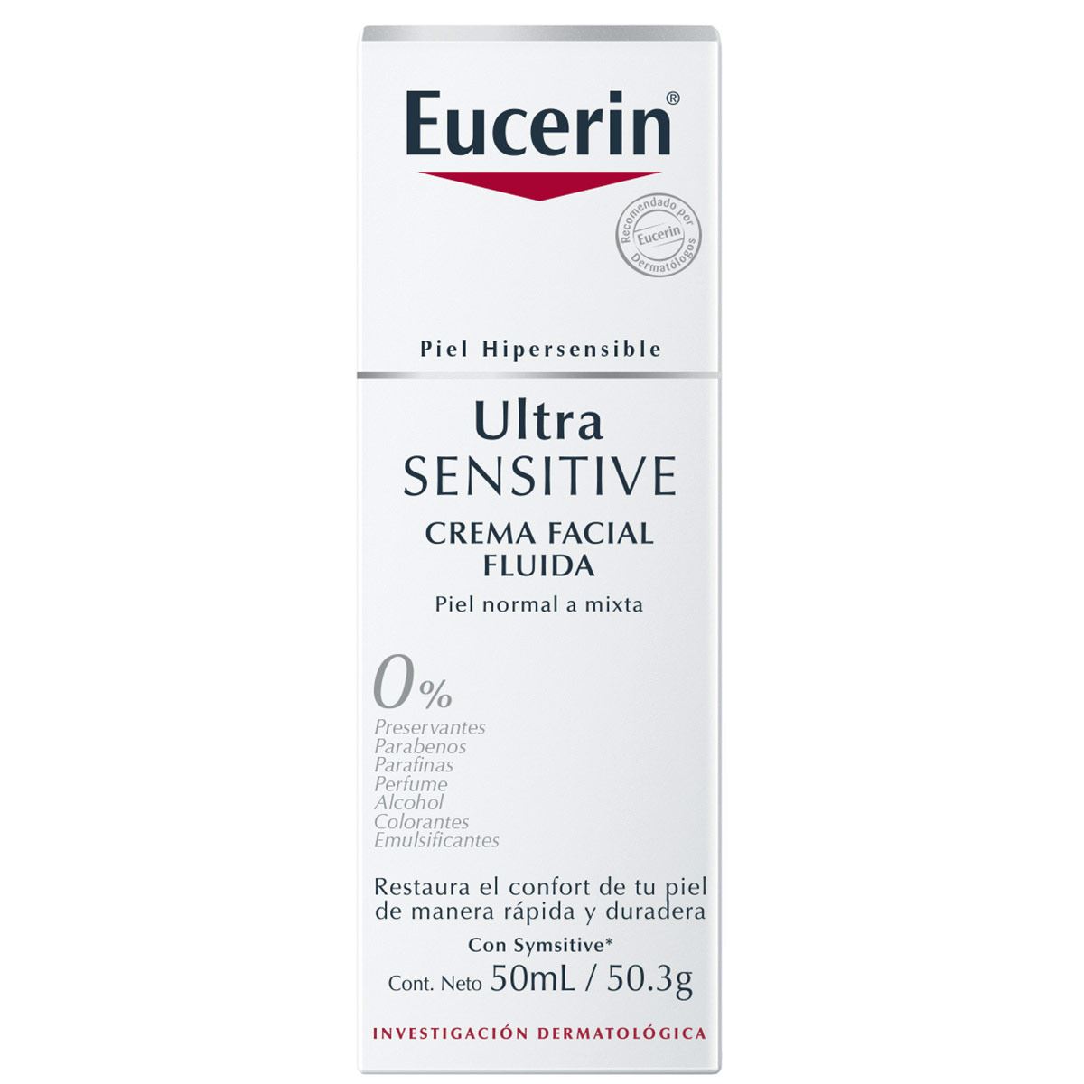Eucerin Fluído Ultrasensible 50ml 6pcs