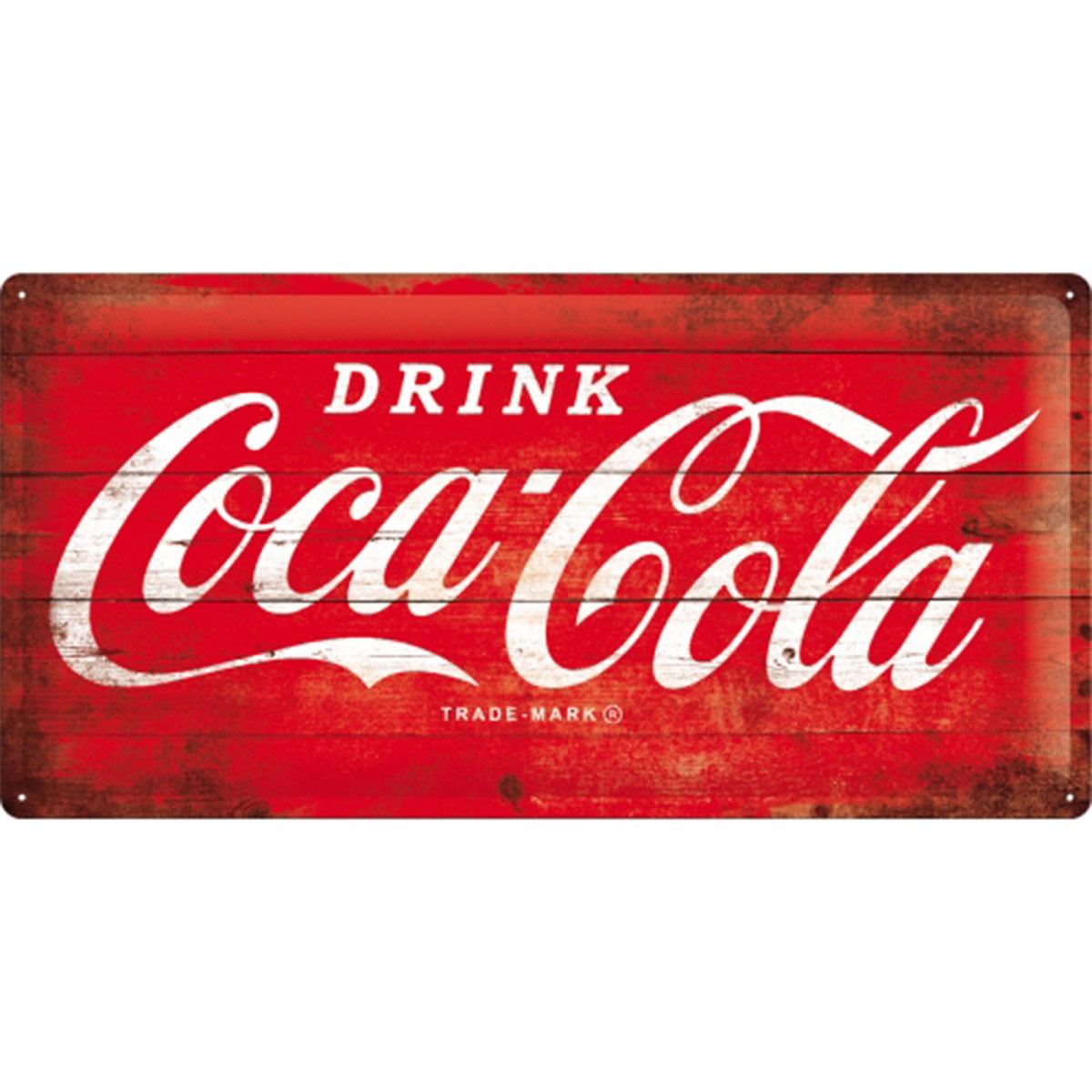 Cartel para Pared Logo Rojo Coca-Cola 25X50