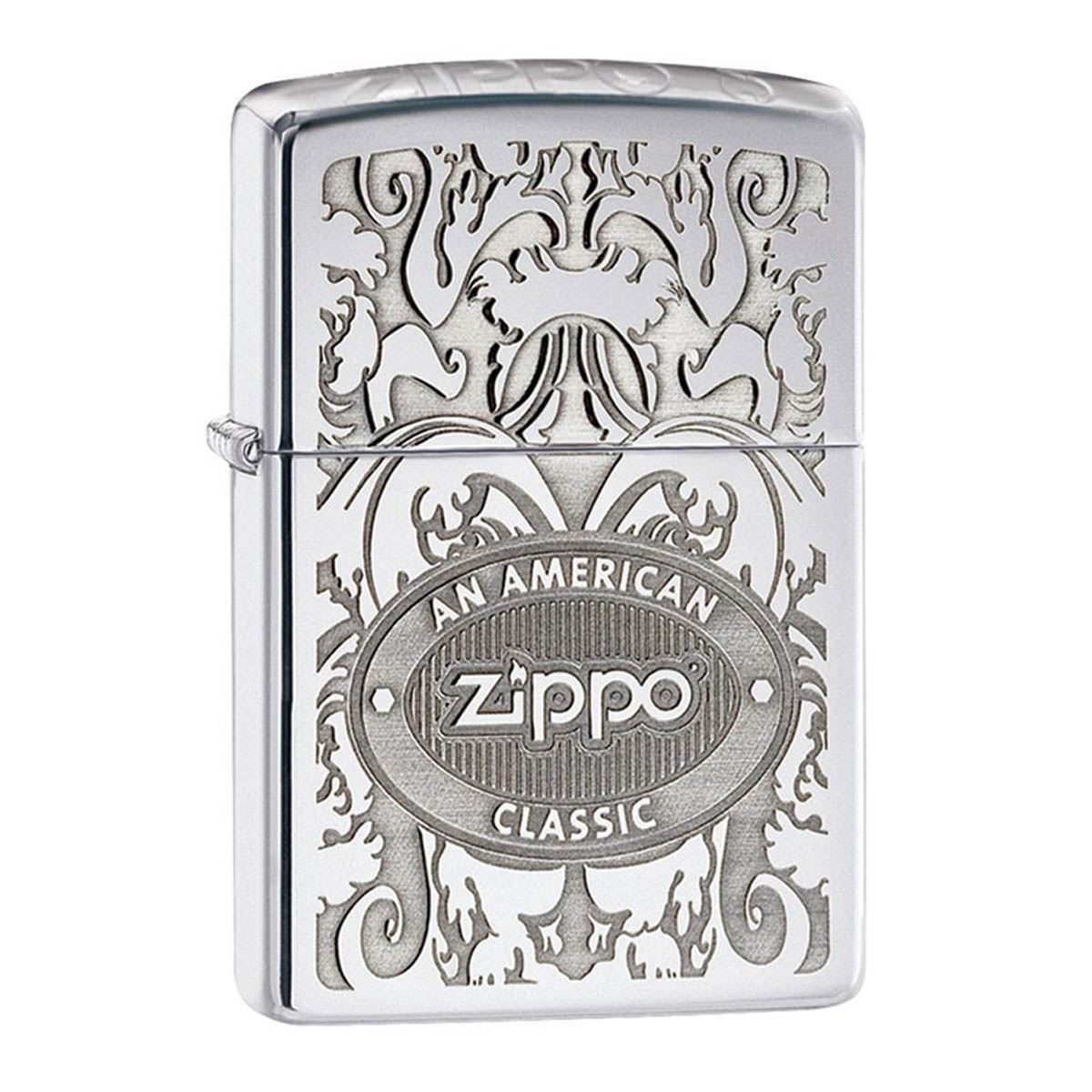 Encendedor Zippo Plateado
