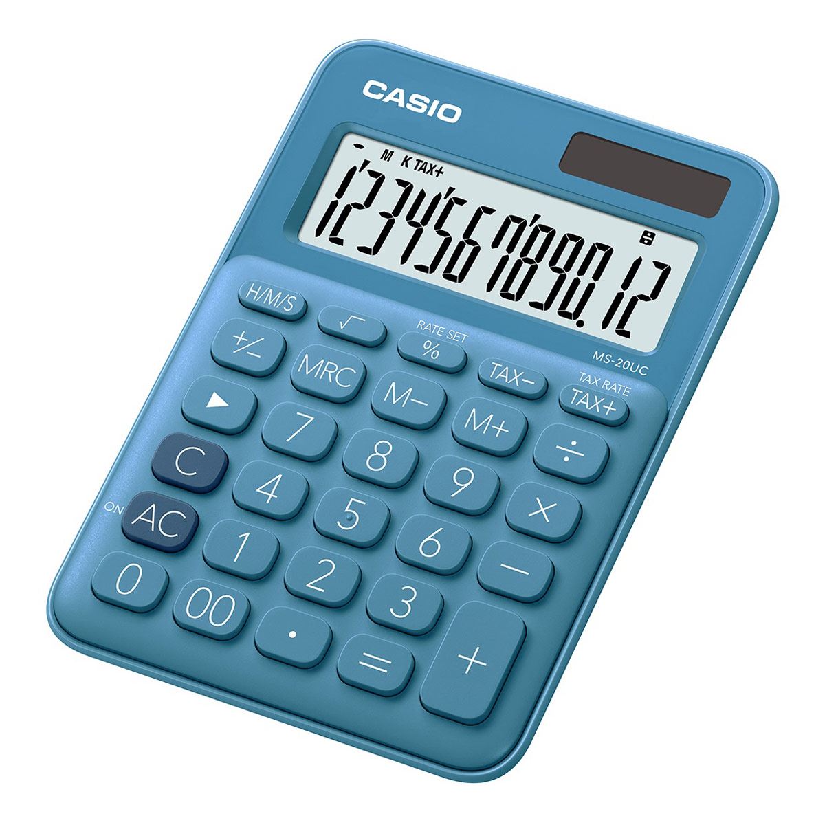 Calculadora de escritorio Casio MS-20UC-BU Azul