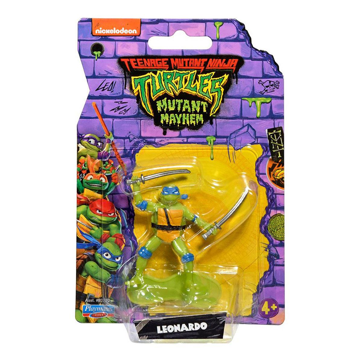 Teenage Mutant Ninja Turtles Movie Mini Figura Individual Bandai