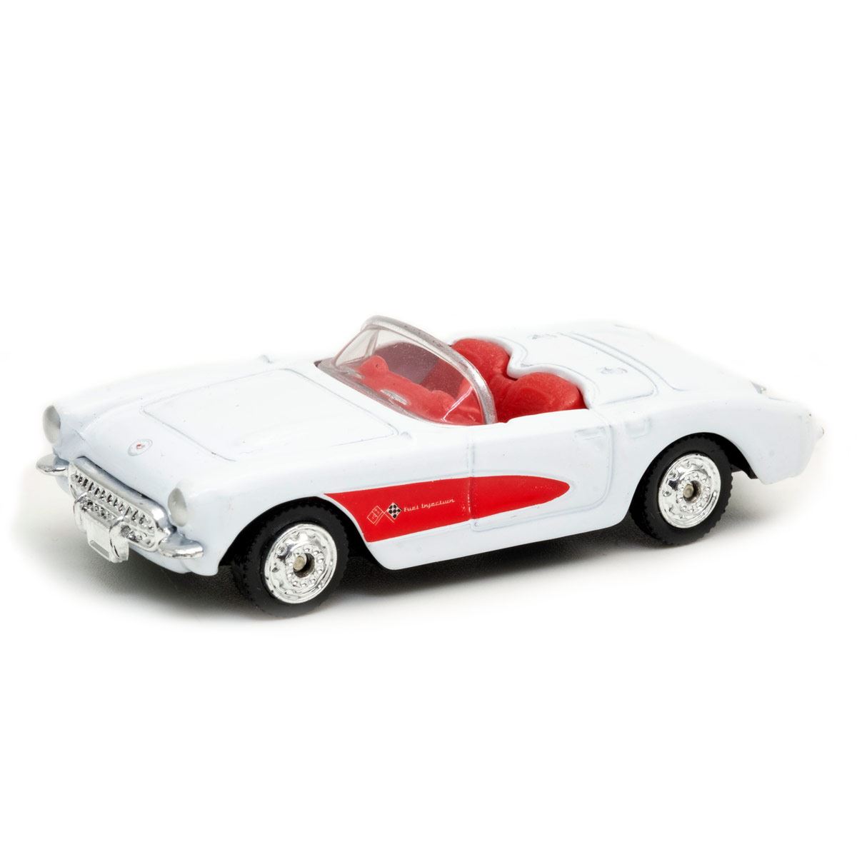 3" 1957 Chevrolet Corvette, White Color