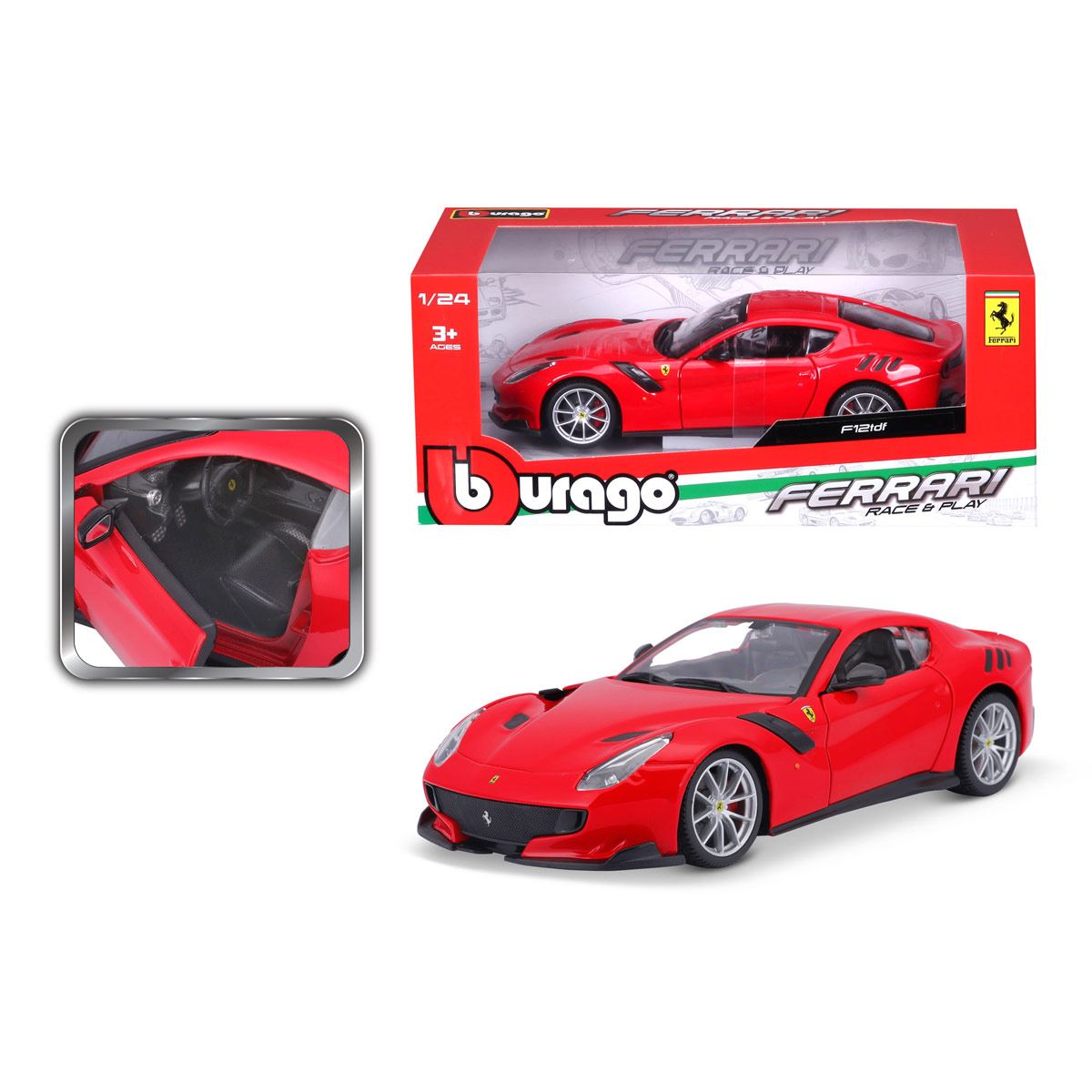 1:24 Ferrari Signature-F12tdf Rojo