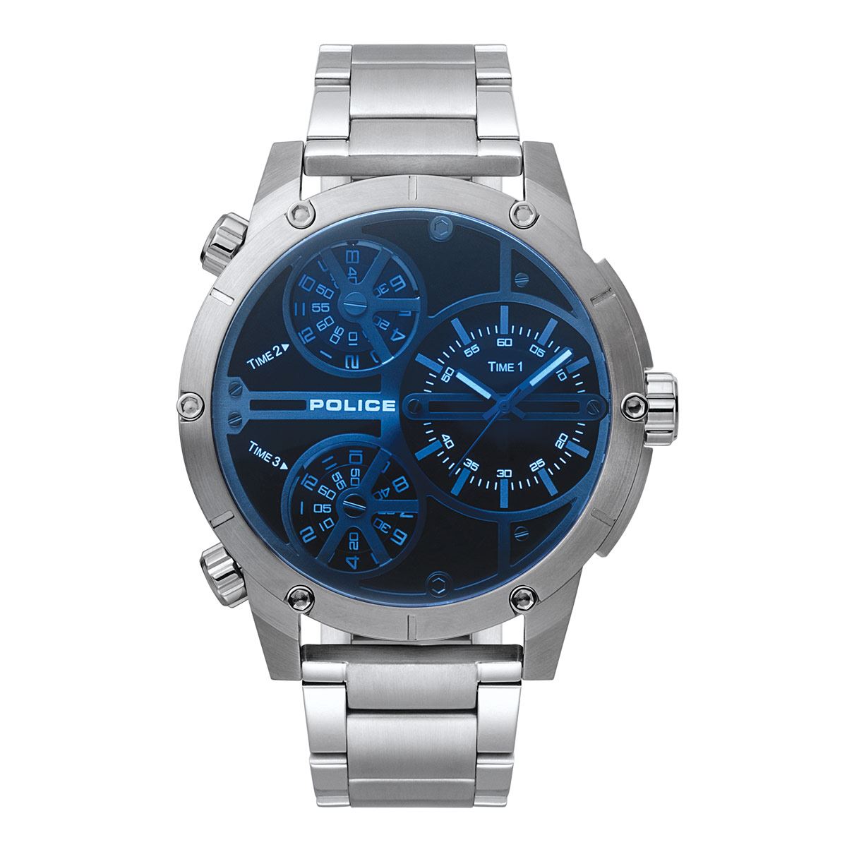 Reloj Plata Police Para Caballero