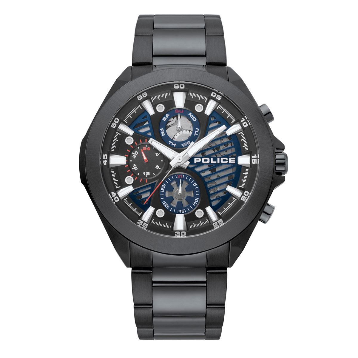 Reloj Gun Metal Police Para Caballero