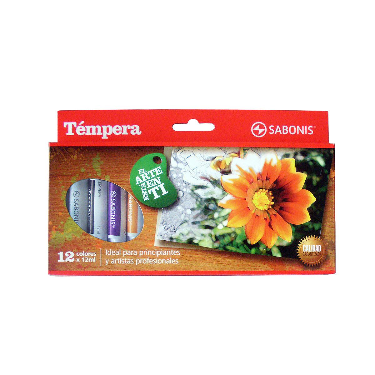 Temperas en pomo x 12 colores