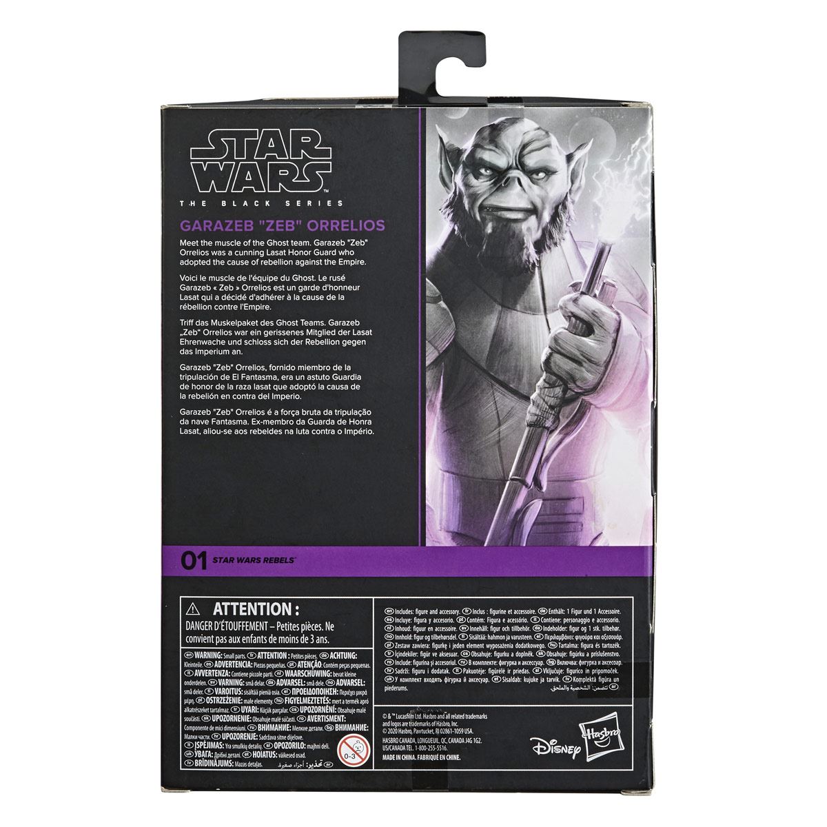 Star Wars The Black Series Garazeb “Zeb” Orrelios a escala de 15 cm ...