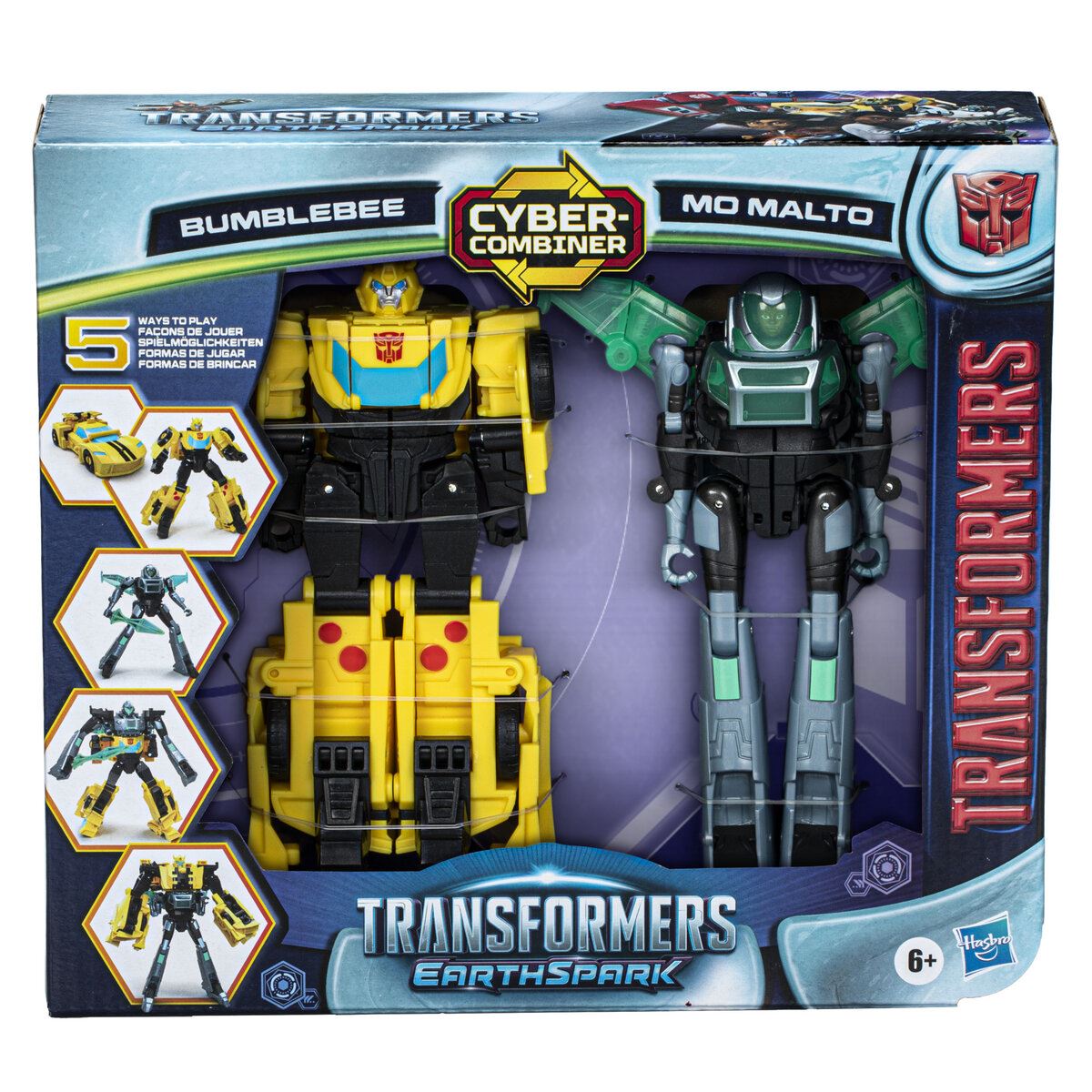 Figuras de Acción Transformers EarthSpark Cyber-Combiner - Terran ...