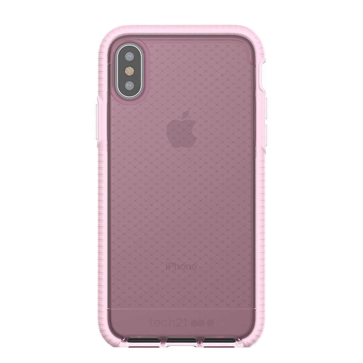 Funda Tech21 Evo Check Iphone X Rosa
