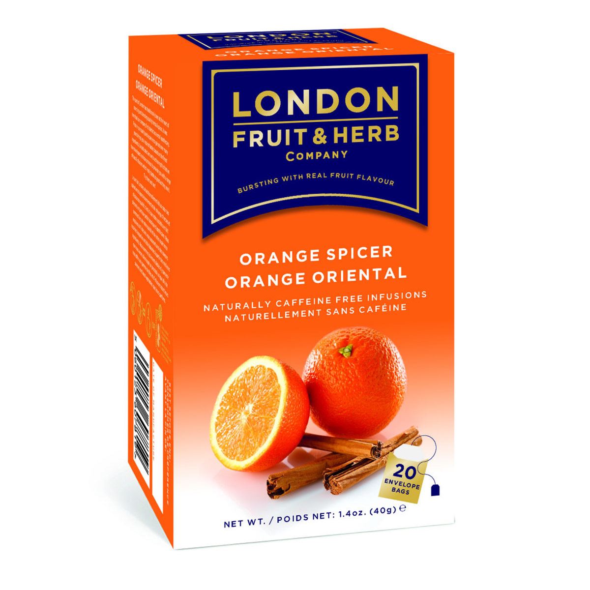 LONDON FRUIT & HERB ORANGE SPICER 20PZ