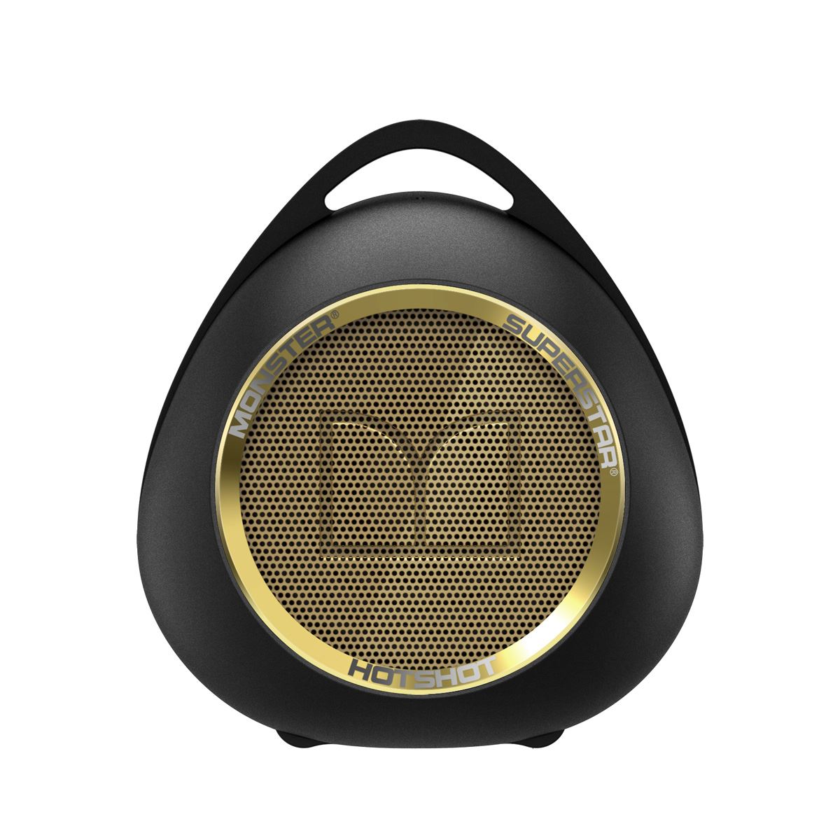 Bocina Monster Superstar Hotshot Bluetooth Negro Dorado