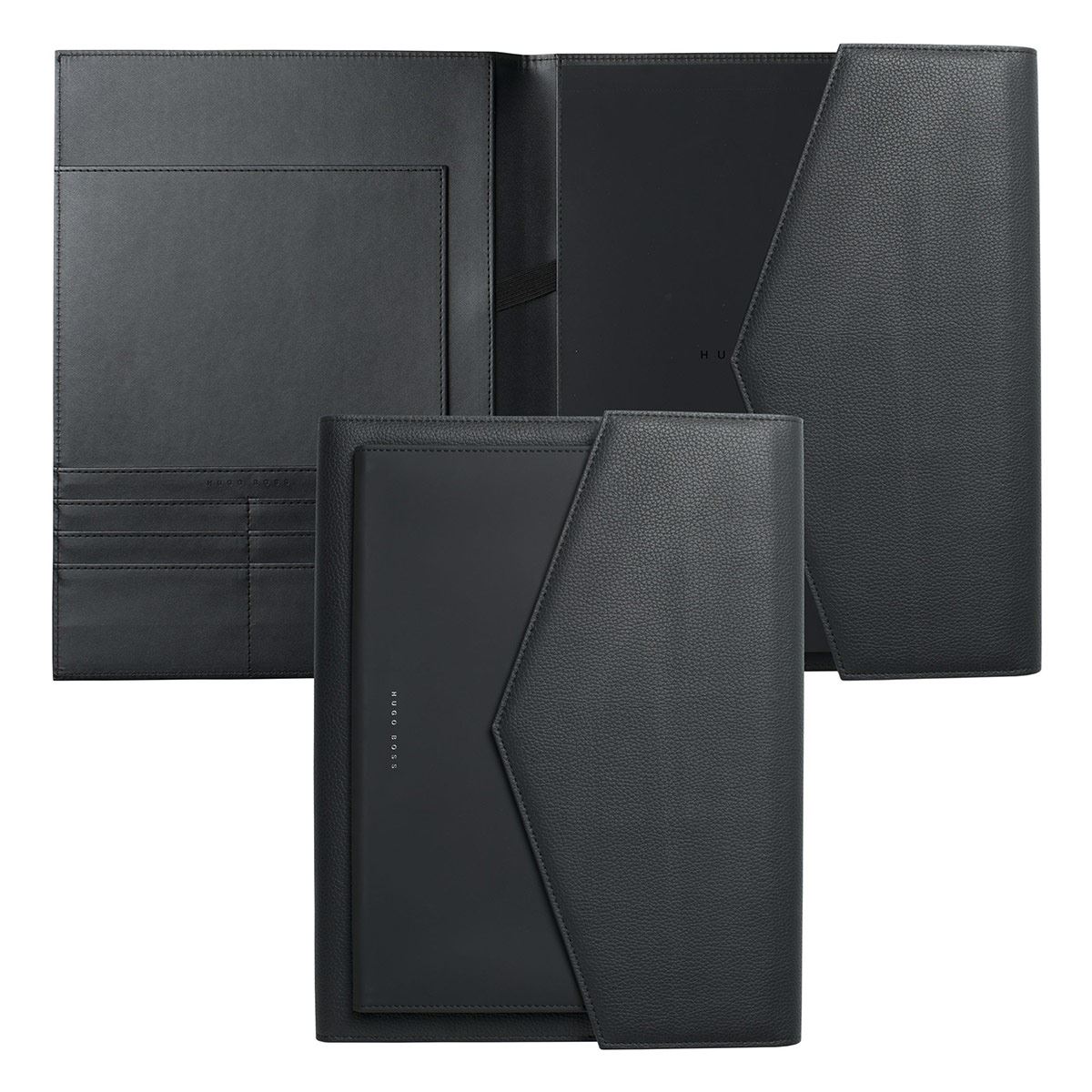 Folder Hugo Boss A4 negro