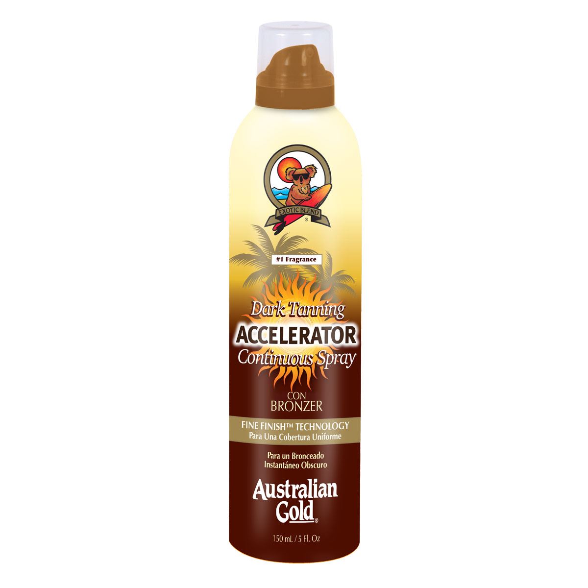 Bronceador Continuos Spray Con Bronzer Instantáneo