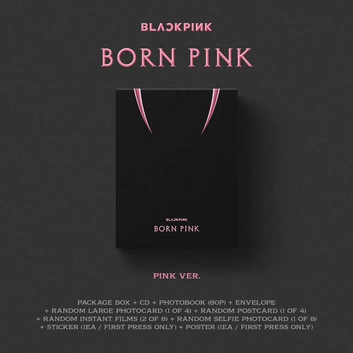 CD Blackpink Born Pink Boxset edición estandar A/Pink
